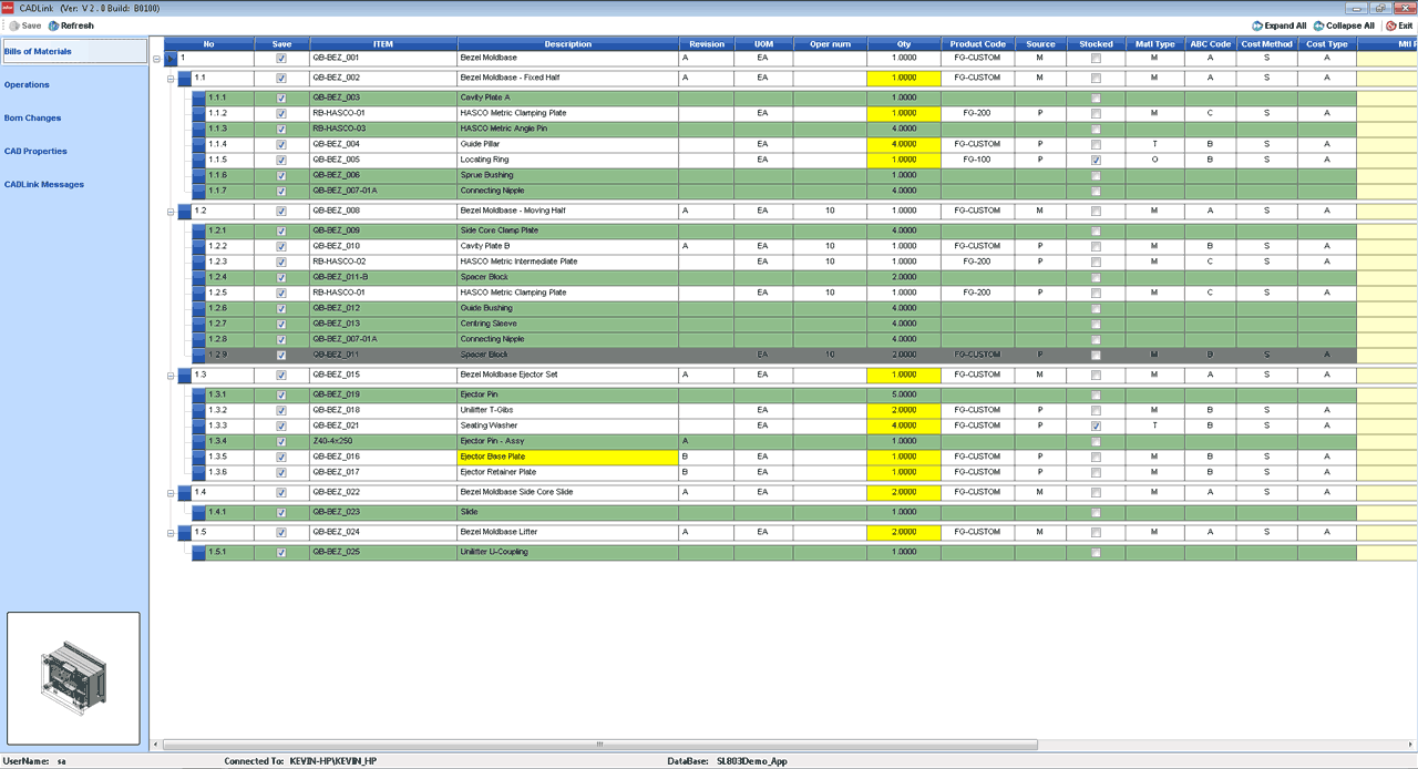 CADLink - CAD ERP Link: 100+ different integrations available!