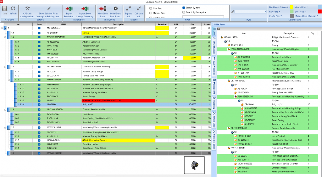 SyteLine CADLink: CAD Interface for SOLIDWORKS | Inventor | & more