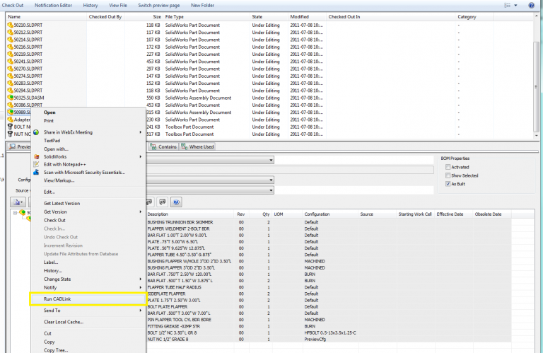 What to consider when deciding between a PDM or CAD integration with ERP